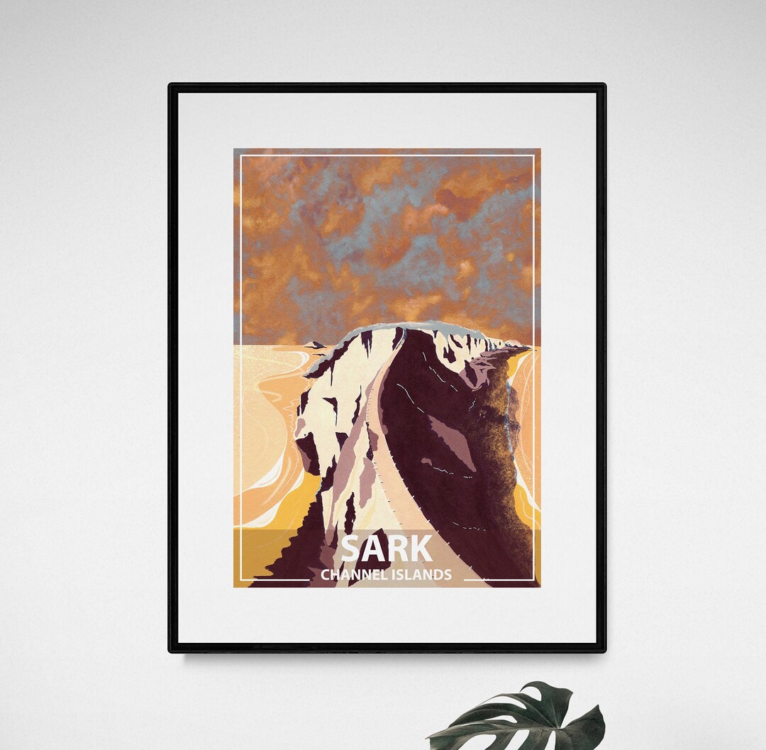 Sark, Channel Islands, Little Sark, Bridge, Art, Art Print, Print ...