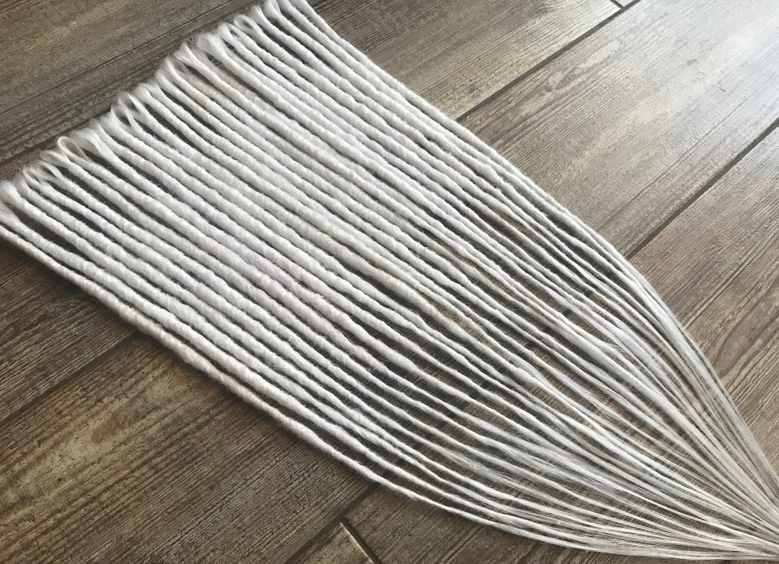 White Synthetic Dreadlock Extensions Double or Single Ended - Etsy