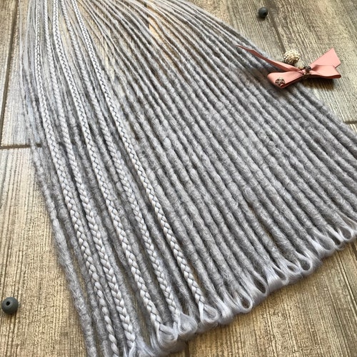 Synthetic Dreads Extensions Thick Dreads Full Set. Crochet - Etsy