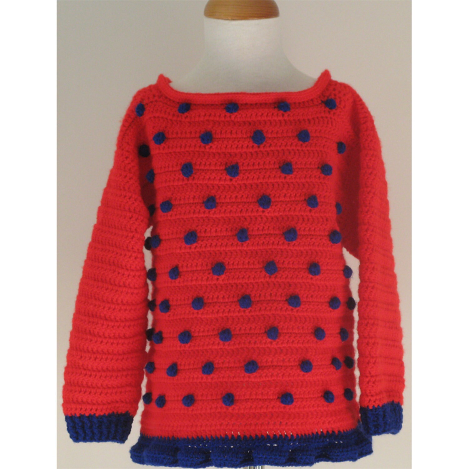 Girls Sweater Jumper Age 6-7 Olivia - Etsy