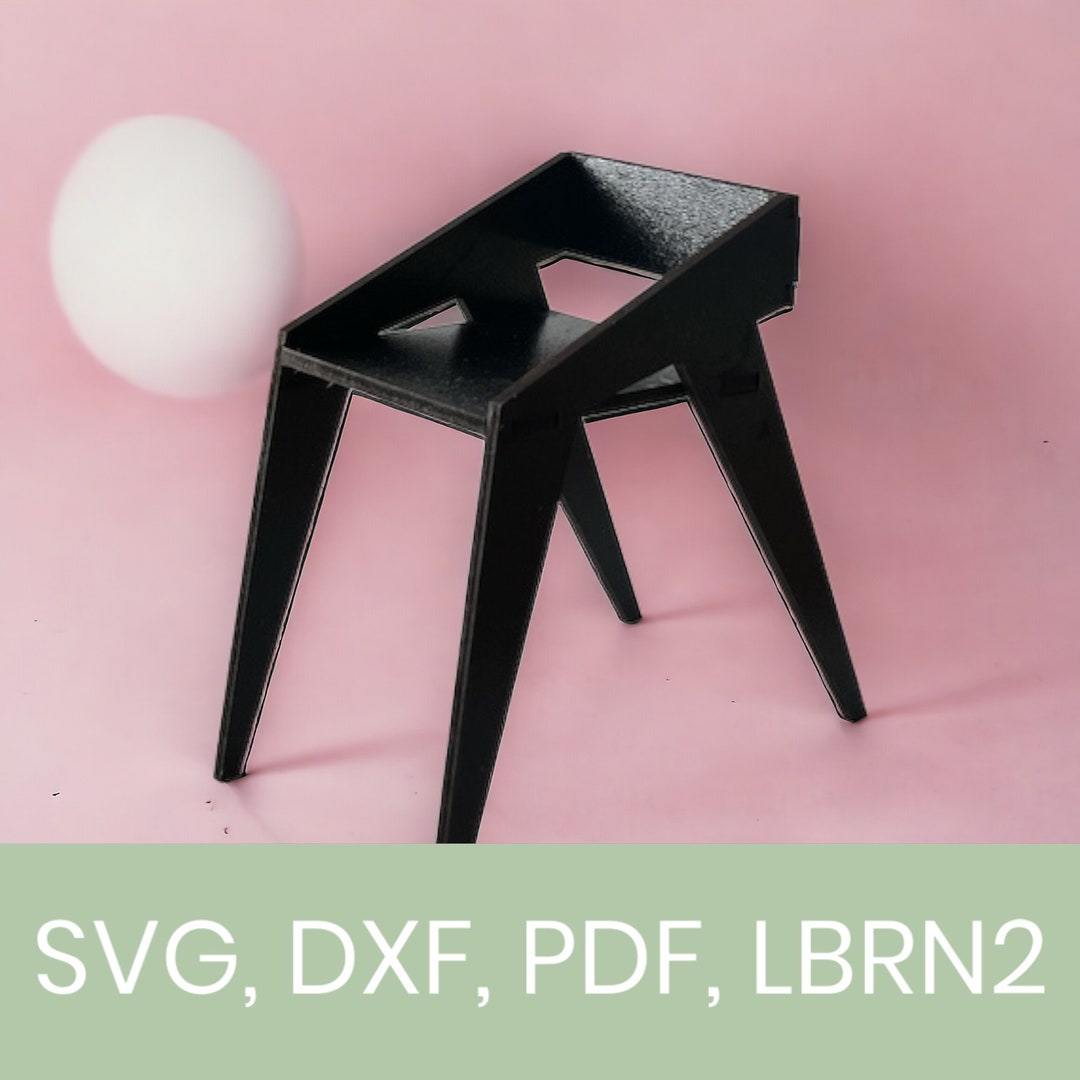 Modern Doll Chair Digital File, Miniature Dollhouse Chair for 11.5”, 12 ...