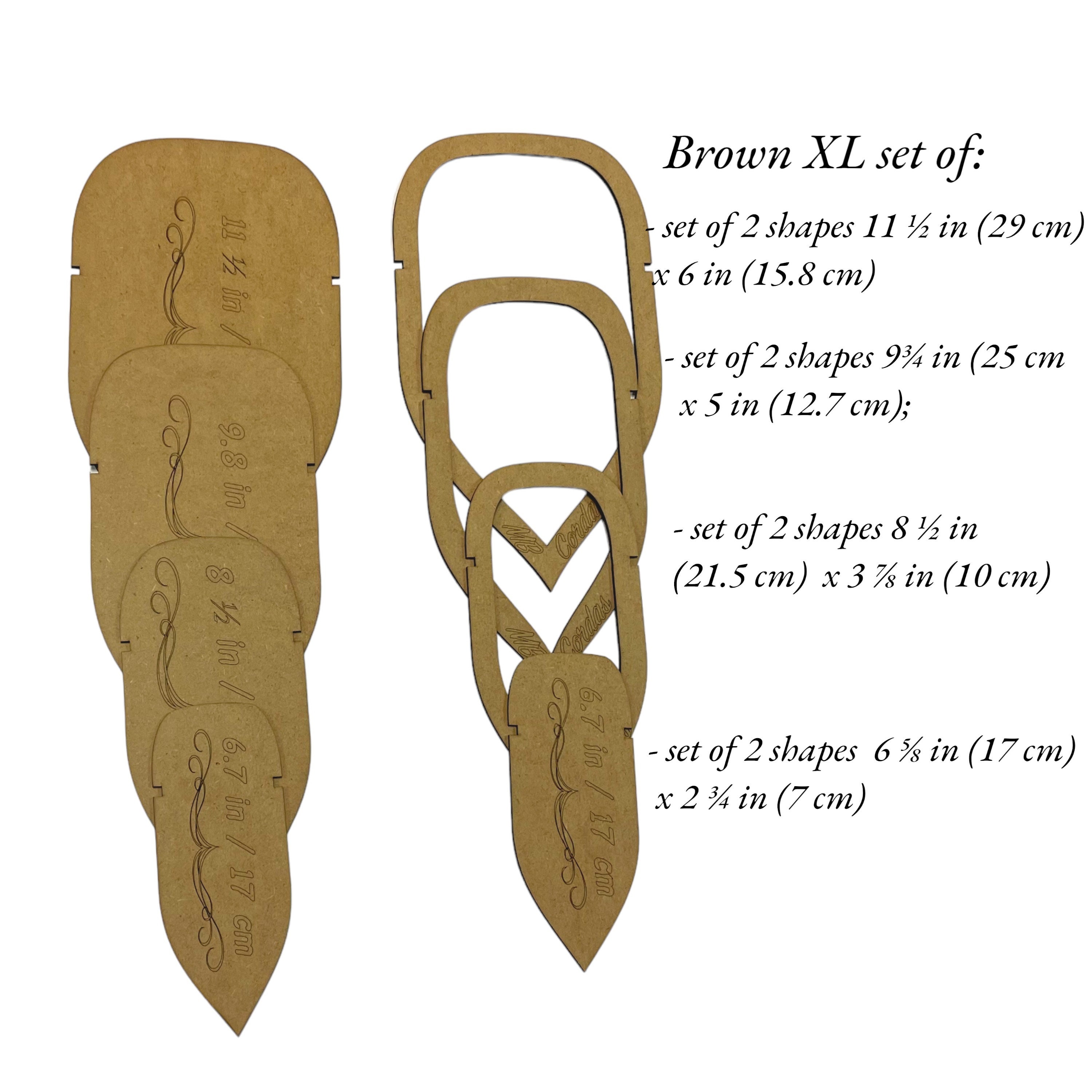 Macrame Leaf Template Set: HDF Feather Cutting Tool - Etsy