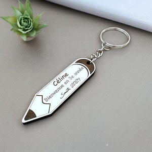 Back to School Keychain Favor Gift for Students, Custom Teacher ...