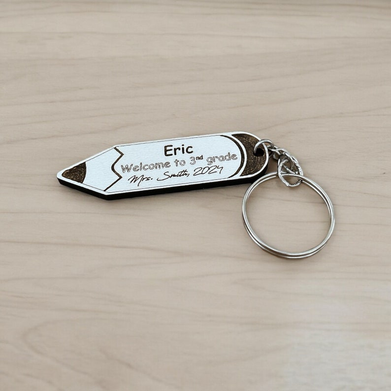 Back to School Keychain Favor Gift for Students, Custom Teacher ...