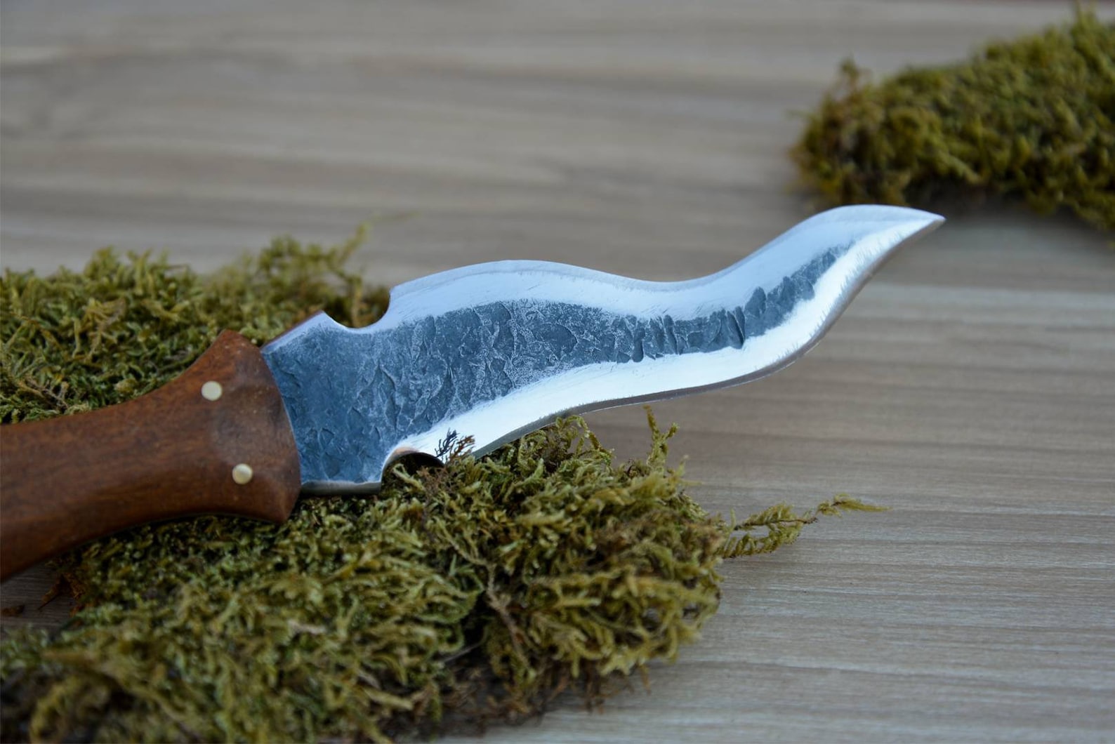 Handmade Ritual Dagger, Forged Kriss Dagger, Fantasy Knife - Etsy