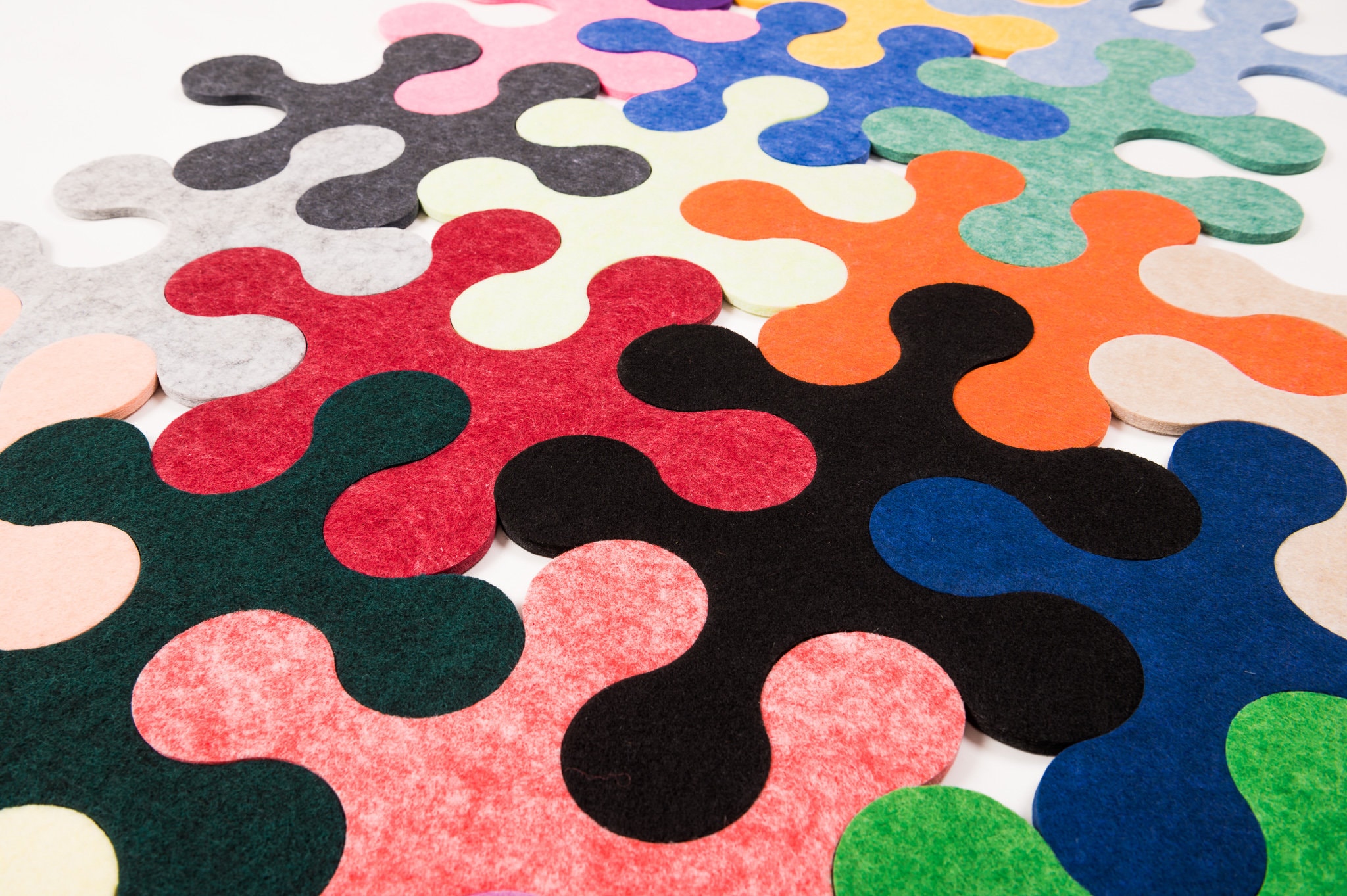 Puzzle rug Multicolor Round shape Puzzle carpet for children | Etsy