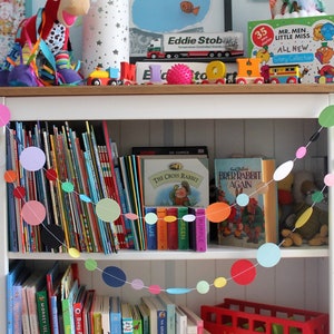 Design Your Own Bespoke Colour Paper Garland. Nursery Garland | Baby ...