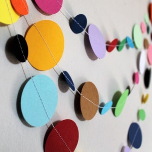 Design Your Own Bespoke Colour Paper Garland. Nursery Garland | Baby ...