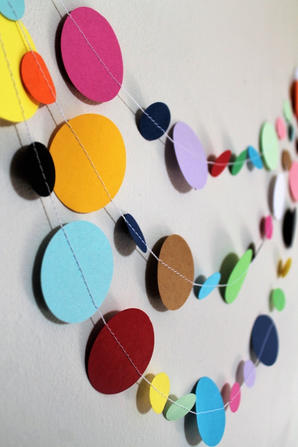 Design Your Own Bespoke Colour Paper Garland. Nursery Garland | Baby ...