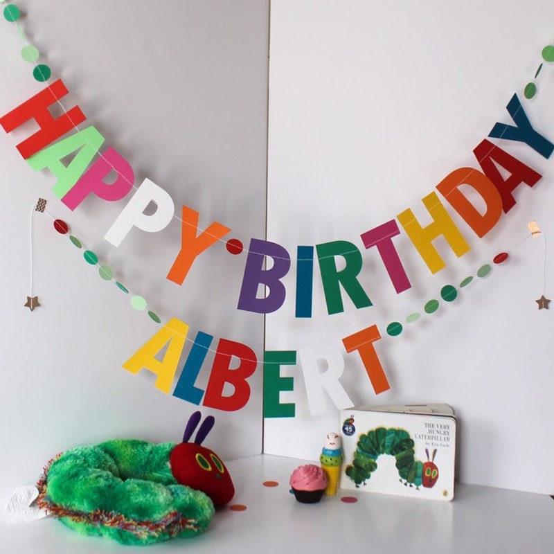 Caterpillar Banner - Etsy