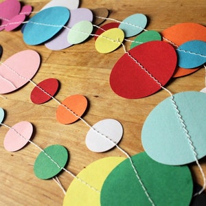 Design Your Own Bespoke Colour Paper Garland. Nursery Garland | Baby ...
