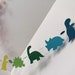 Personalised Dinosaur Happy Birthday Party Bunting | Ombré Dinosaur ...