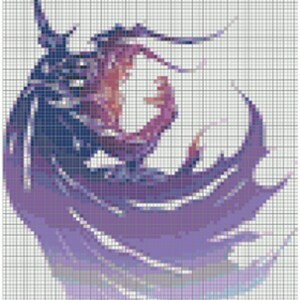 Final Fantasy IV Logo - Cross Stitch Pattern. - Etsy