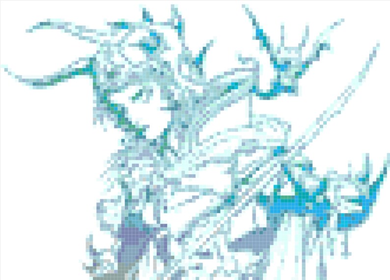 Final Fantasy Logo Bundle [1-5] - Cross Stitch Pattern - Etsy