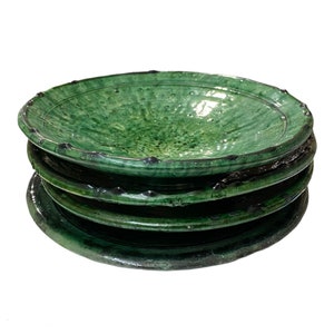 Rustic Dinner Plate/ Set of 4 Dinner Plate/ Handmade Dinner Plate ...