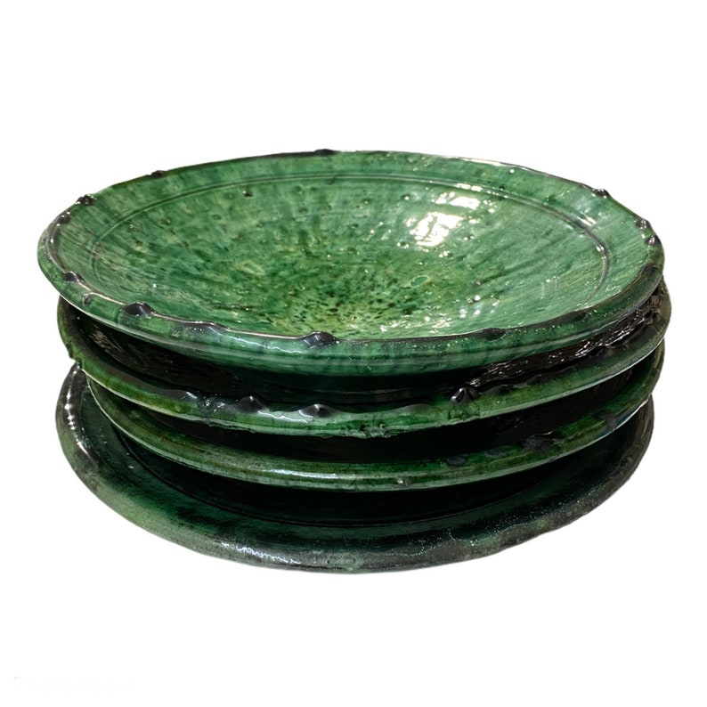 Rustic Dinner Plate/ Set of 4 Dinner Plate/ Handmade Dinner - Etsy