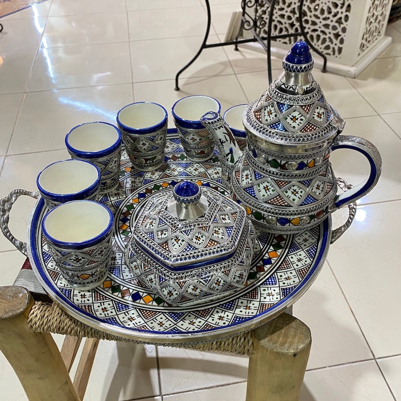 Moroccan Tea Set - Etsy