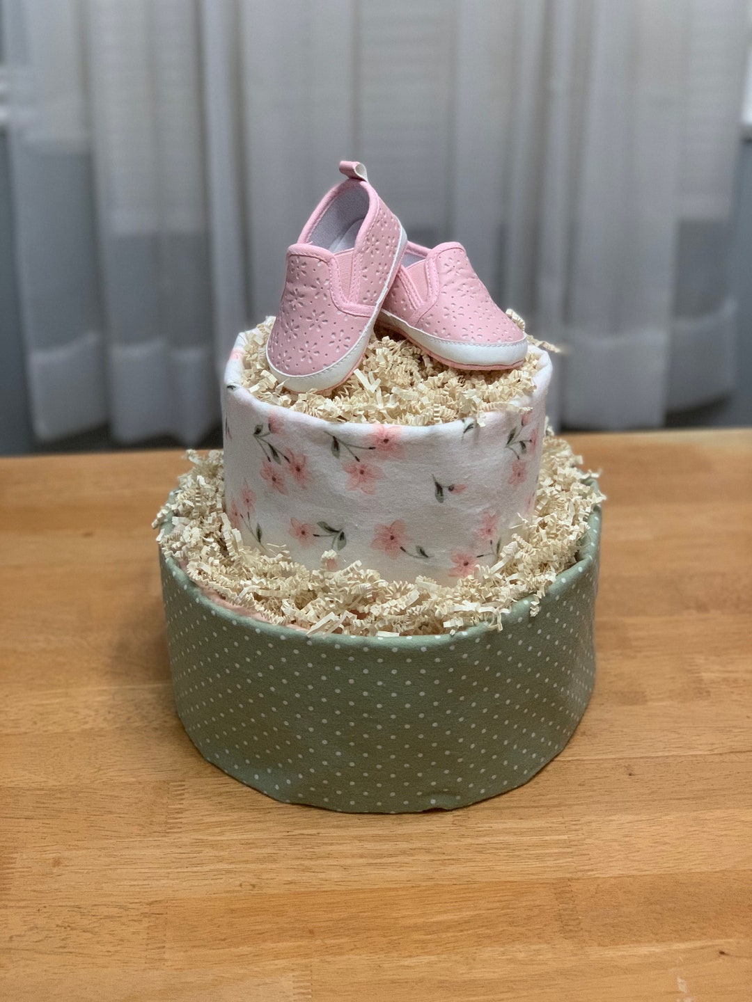 Two Tier Diaper Cake - Etsy