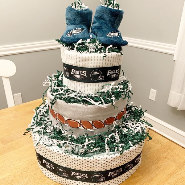 Football Diaper Cake - Etsy