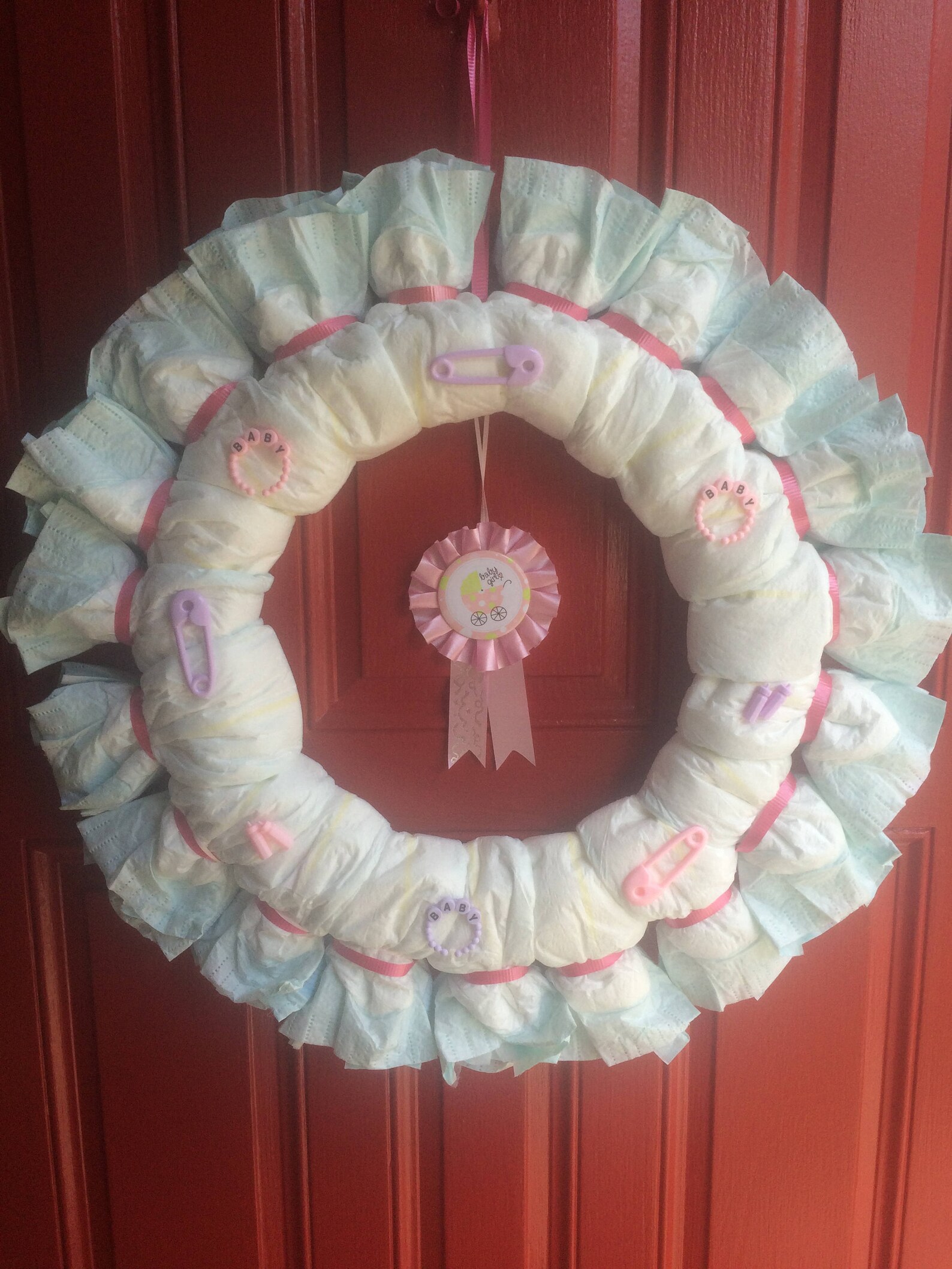 Diaper Wreath - Etsy
