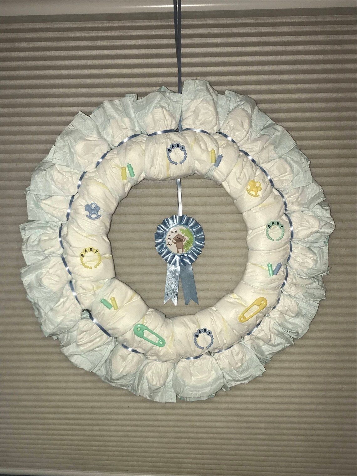 Diaper Wreath - Etsy