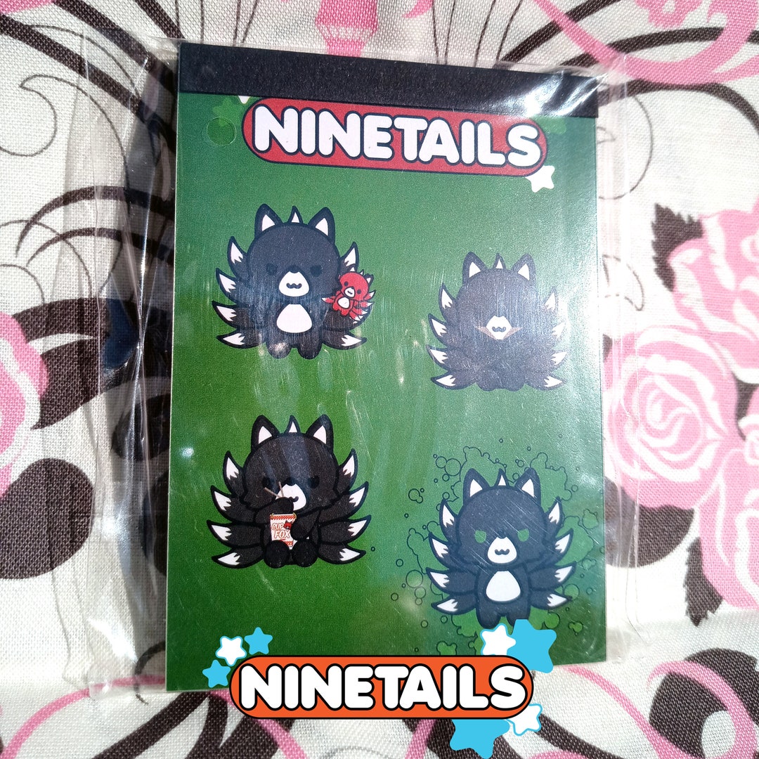 Shadow Nine Tail Fox Memo Pad #2 | Japanese Mythology Inspired Kage ...