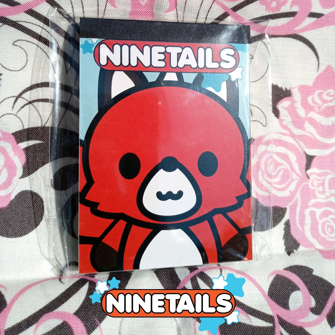 Nine Tail Fox Memo Pad | Japanese Mythology Inspired Kawaii Fox Note ...