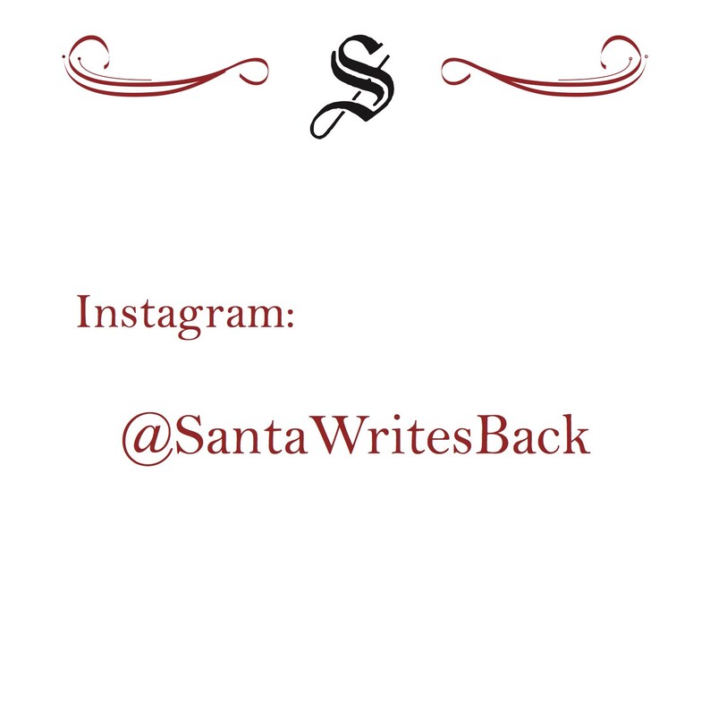 Santa Writes Back: Handwritten Response Letter From Santa Santa Letter ...