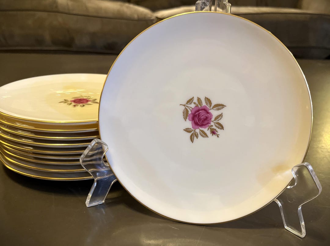 Lenox Roselyn Bread and Butter Plates Set of 10. - Etsy