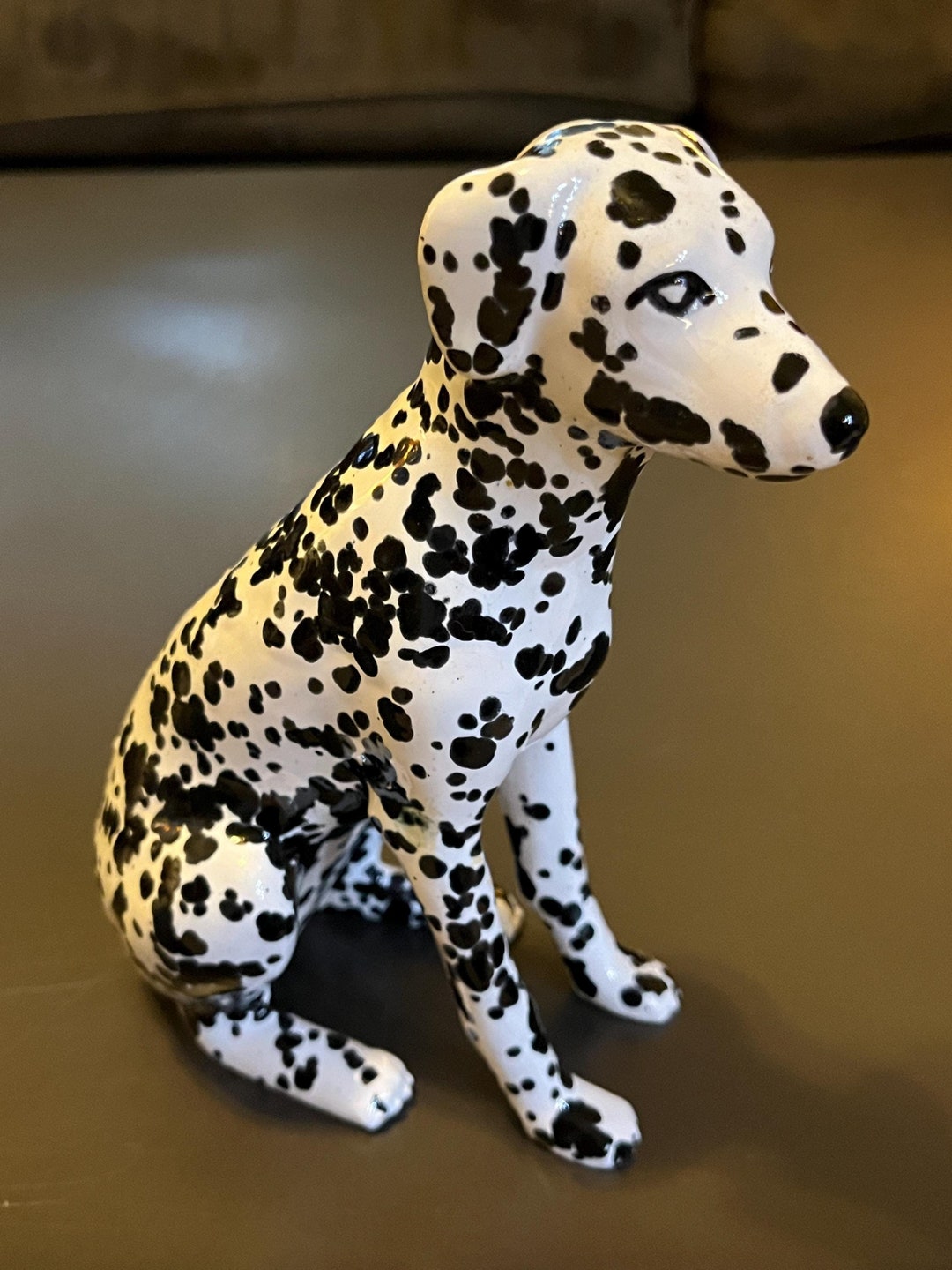Dalmatian Dog Ceramic Figurine. - Etsy