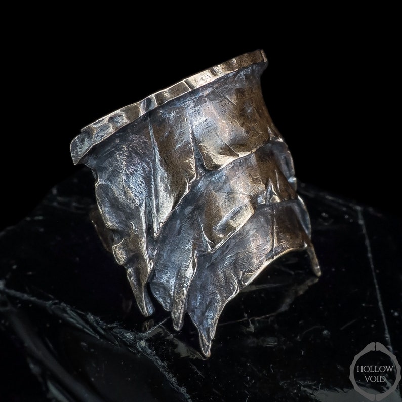 Dark Bronze Orc Armor Ring Size UK-Q / US-8.25 - Etsy