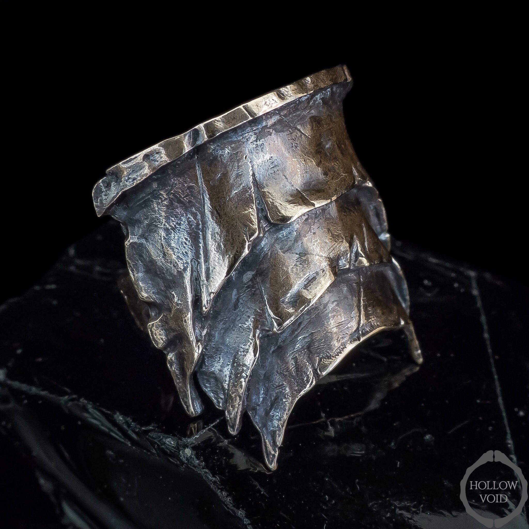 Dark Bronze Orc Armor Ring Size UK-Q / US-8.25 - Etsy