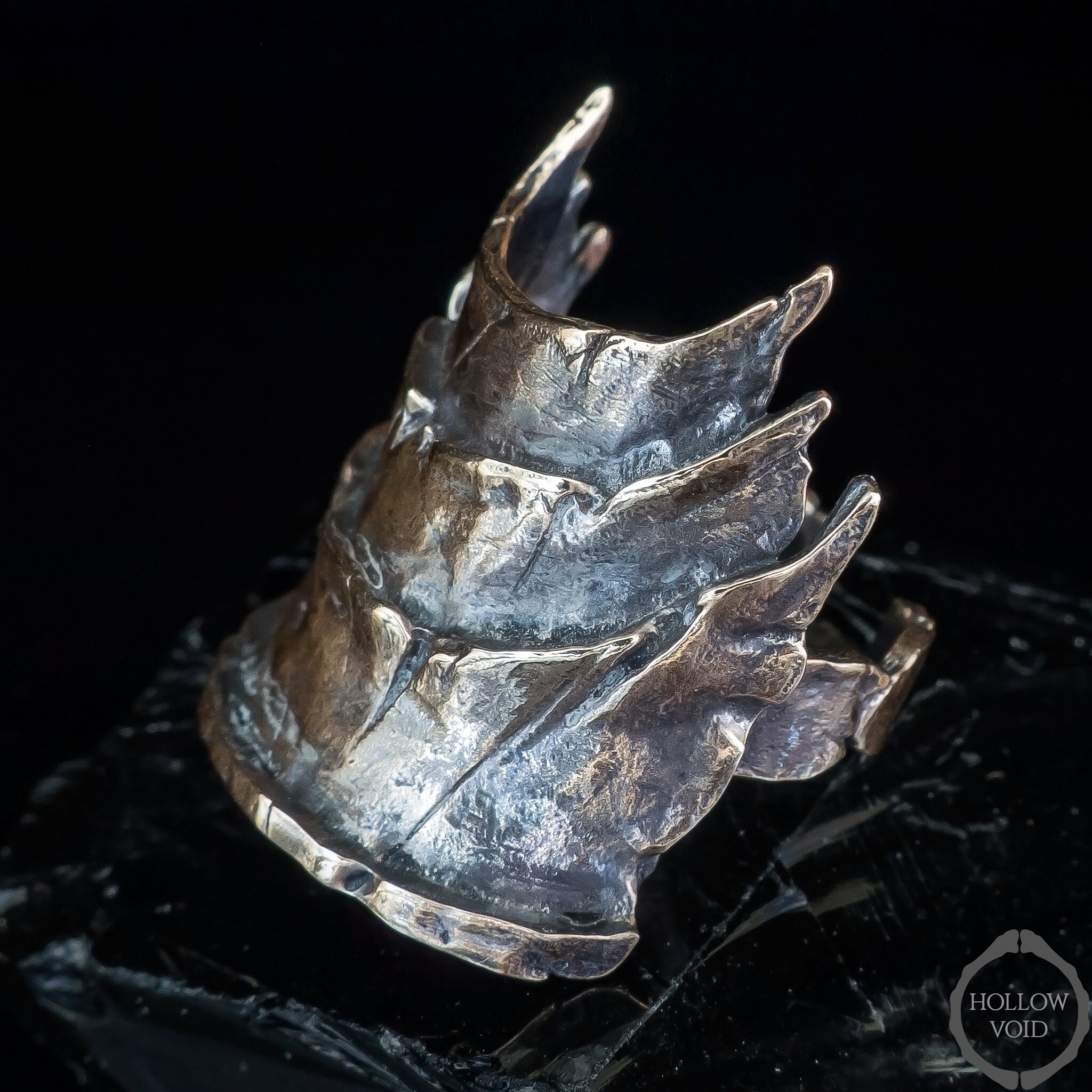 Dark Bronze Orc Armor Ring Size UK-Q / US-8.25 - Etsy