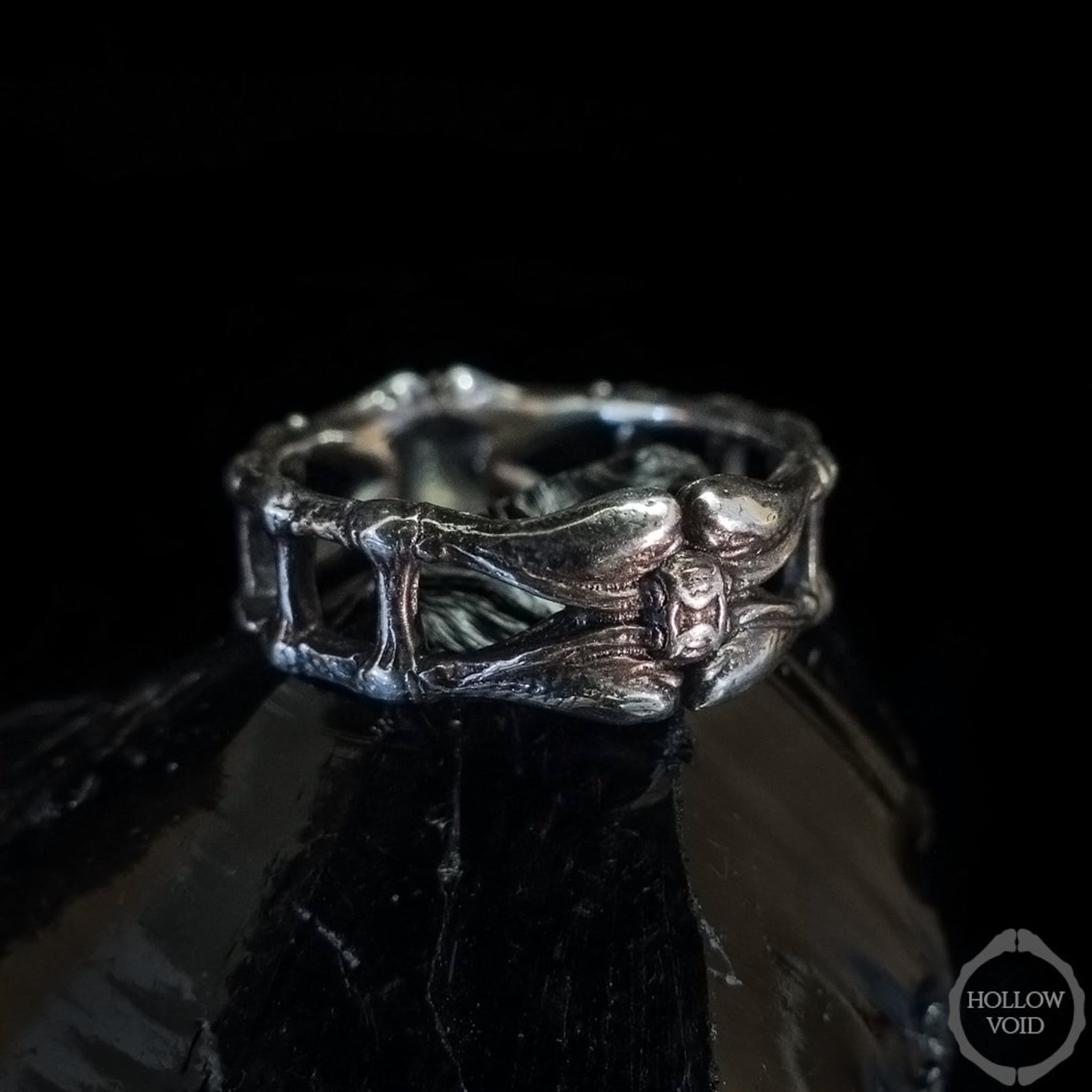 Silver Alien Bone Ring Giger Inspired Xenomorph Design Size - Etsy