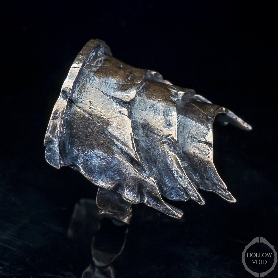 Dark Bronze Orc Armor Ring Size UK-Q / US-8.25 - Etsy