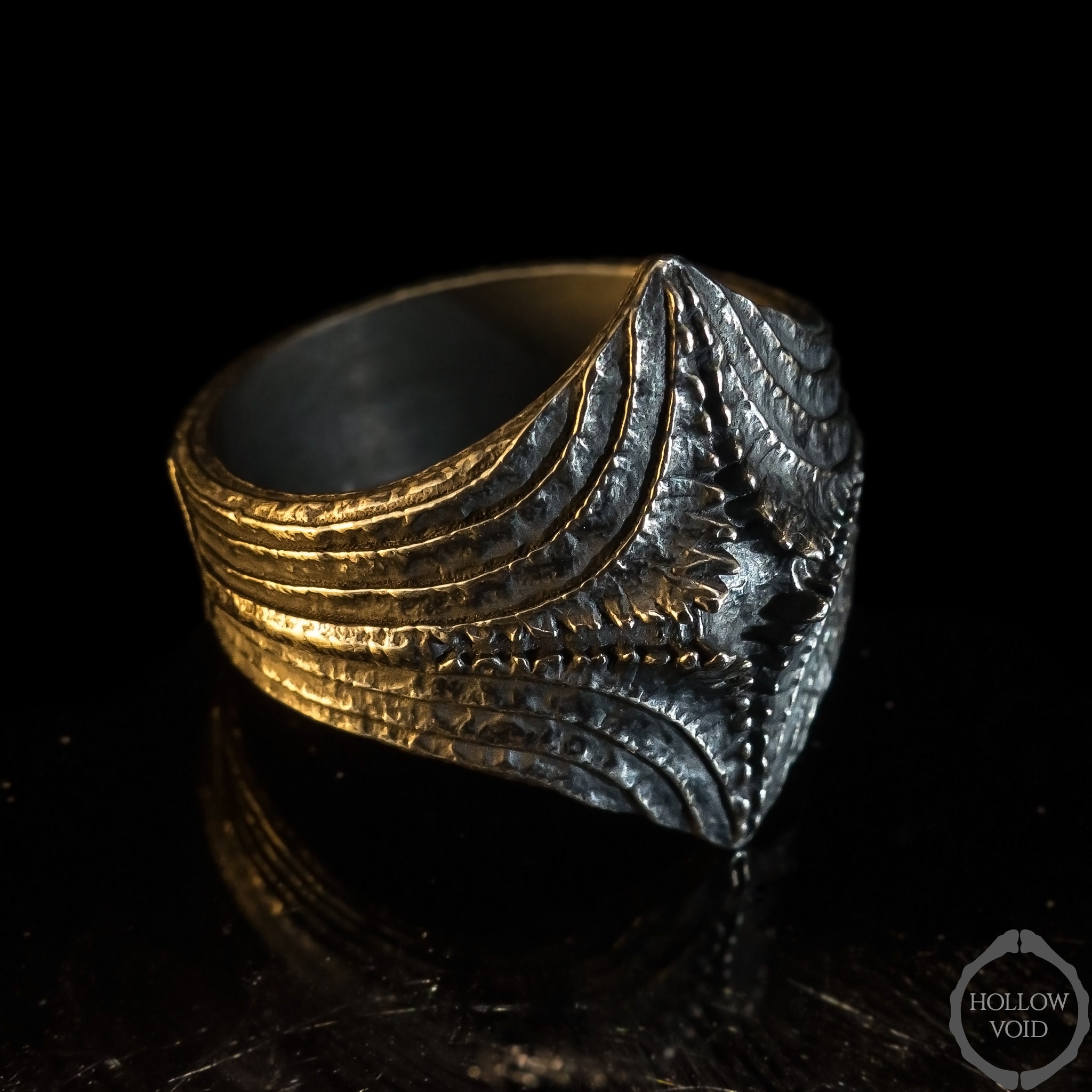 Silver Ancient Lords Ring Dark Fantasy Relic Series - Etsy