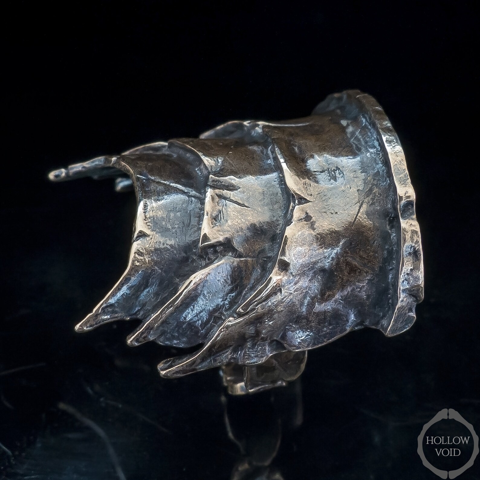 Dark Bronze Orc Armor Ring Size UK-Q / US-8.25 - Etsy