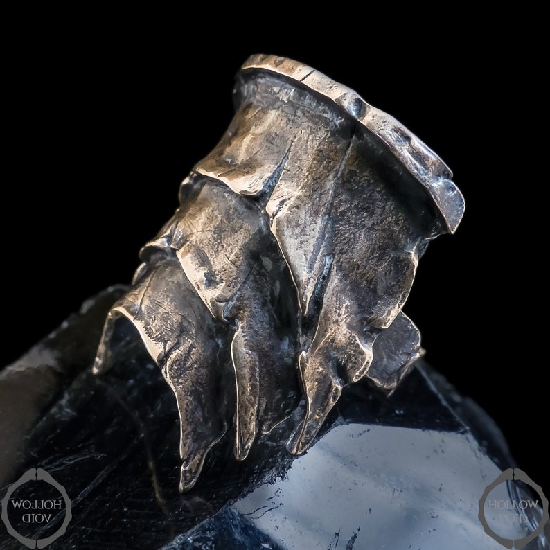 Dark Bronze Orc Armor Ring Size UK-Q / US-8.25 - Etsy