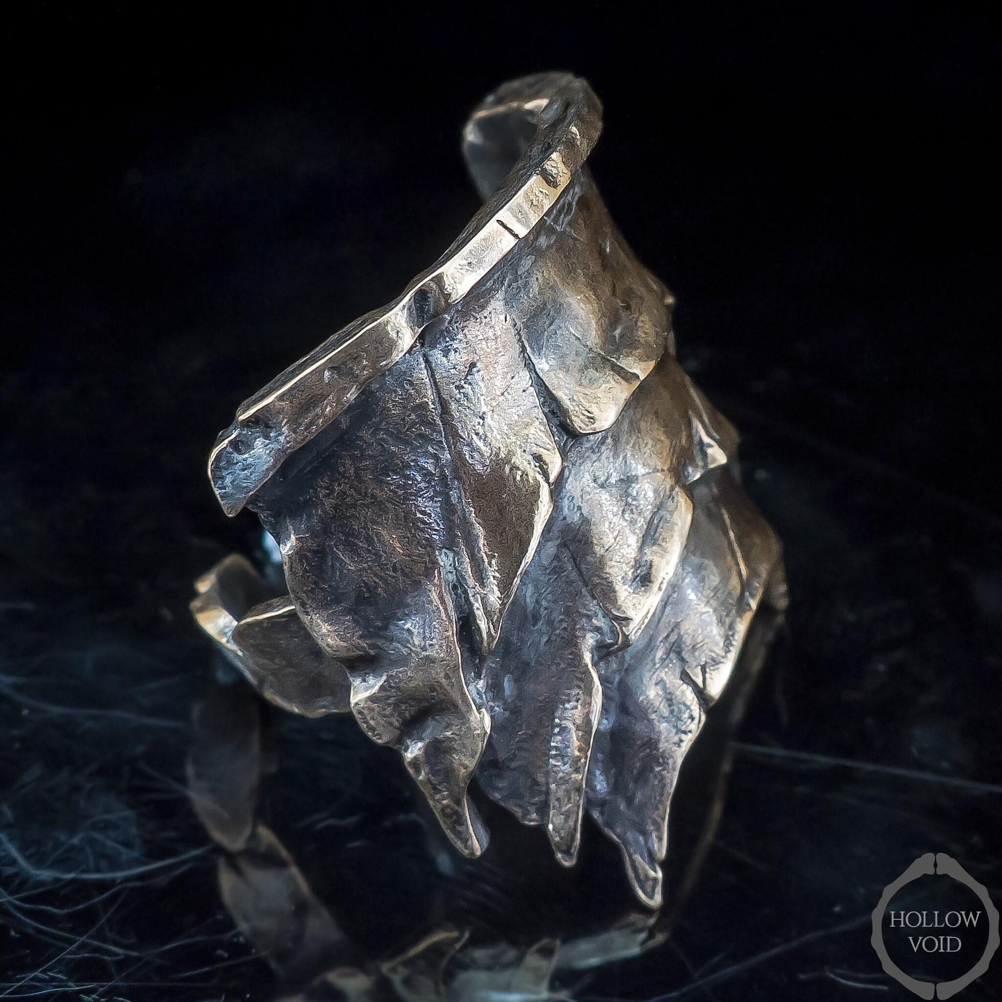 Dark Bronze Orc Armor Ring Size UK-Q / US-8.25 - Etsy