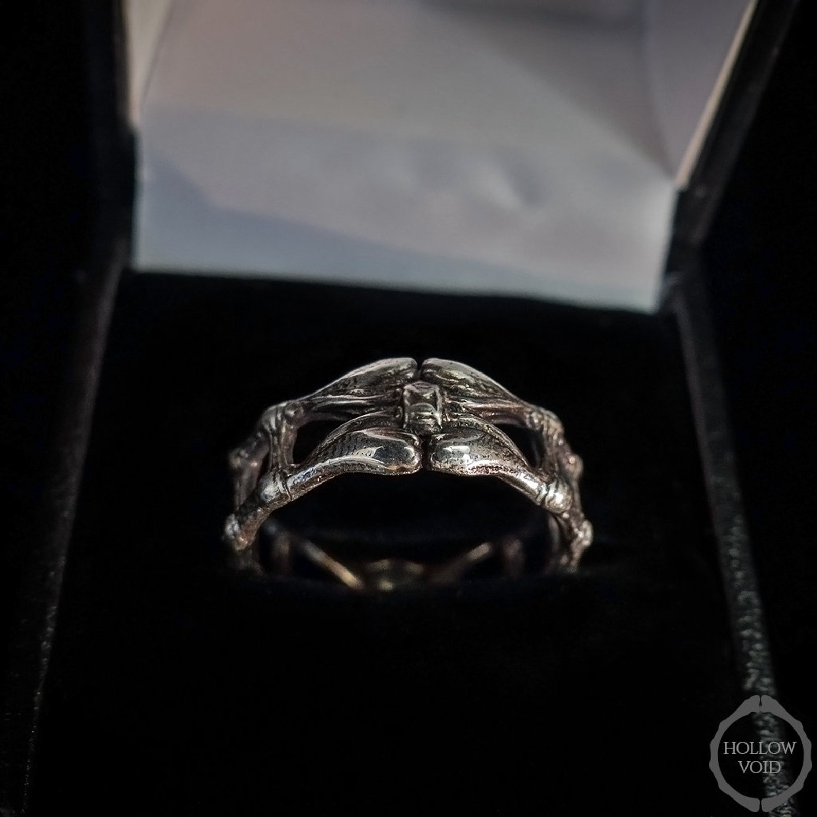 Silver Alien Bone Ring Giger Inspired Xenomorph Design Size - Etsy