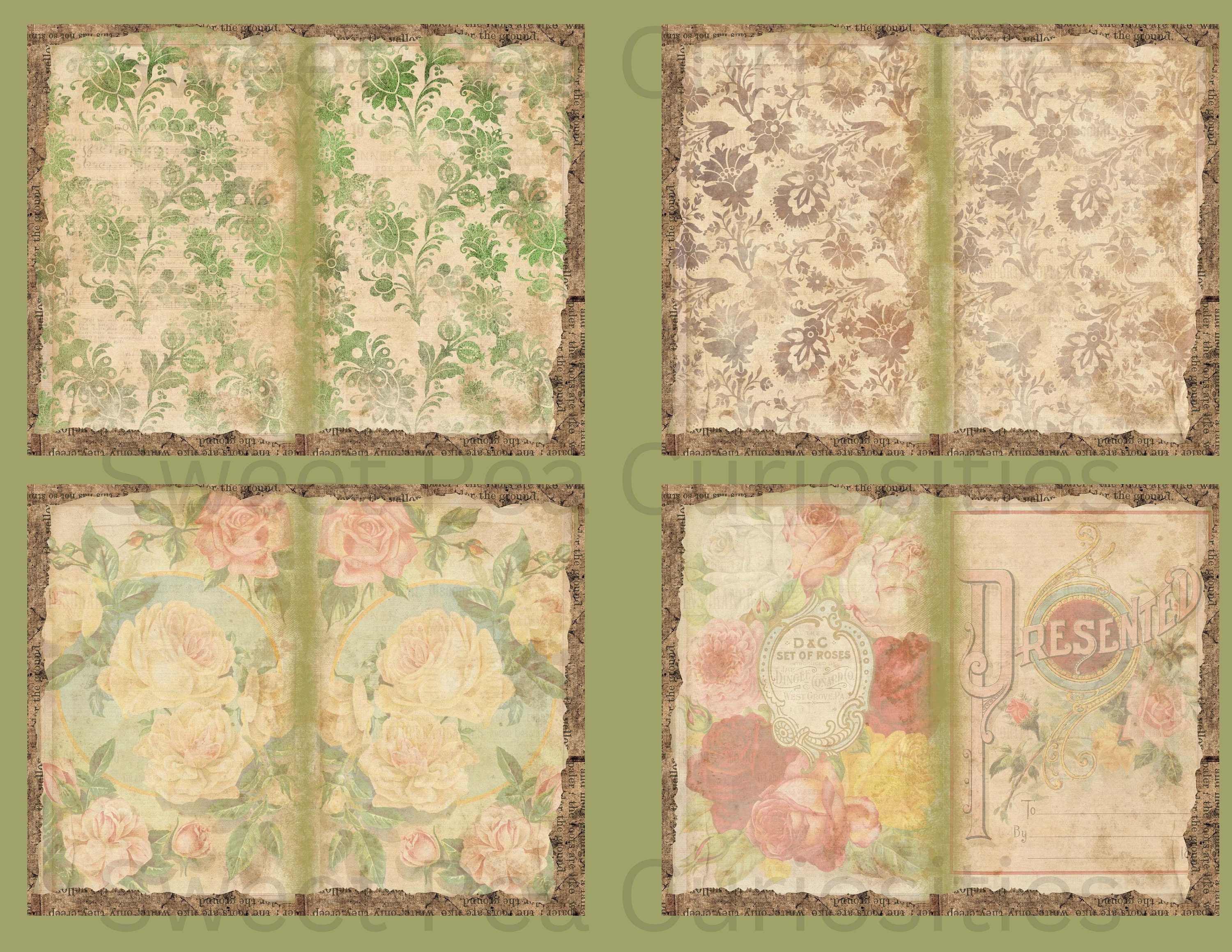 Vintage Junk Journal Kit Printable Download Digital Junk - Etsy