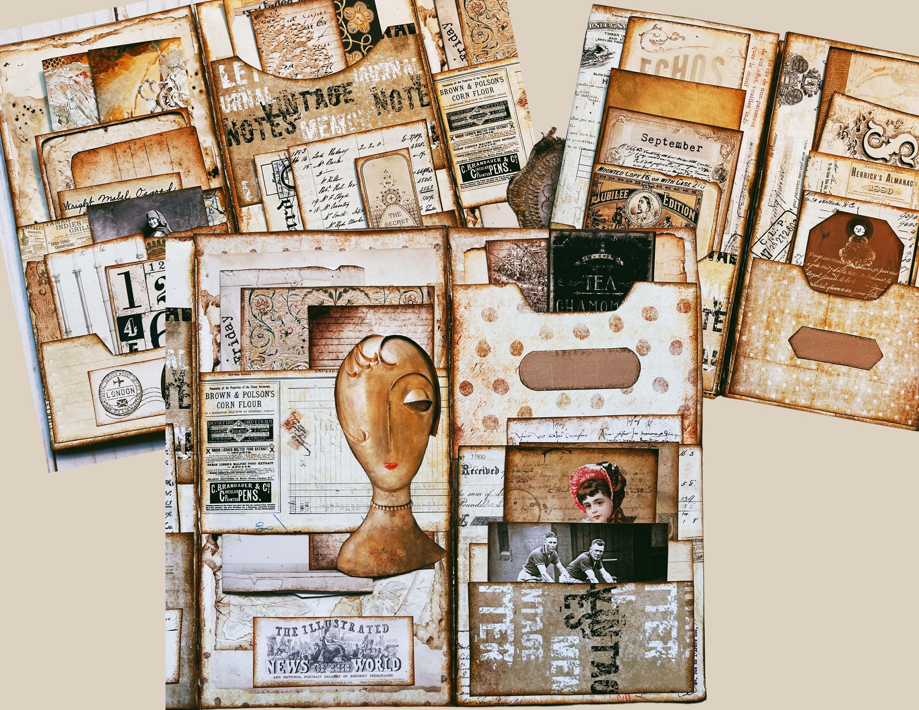 Vintage Folio Digital Download Printable Junk Journal - Etsy