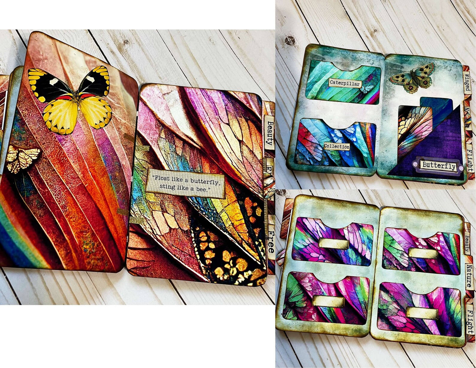 Butterfly, Folders, Junk Journal, Digital, Download, Printable ...