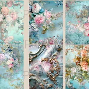Rococo, Printable, Download, Digital, Junk Journal, Supplies, Shabby ...