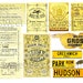 Yellow Ephemera, Collage Paper, Junk Journal, Mixed Media, Ephemera ...