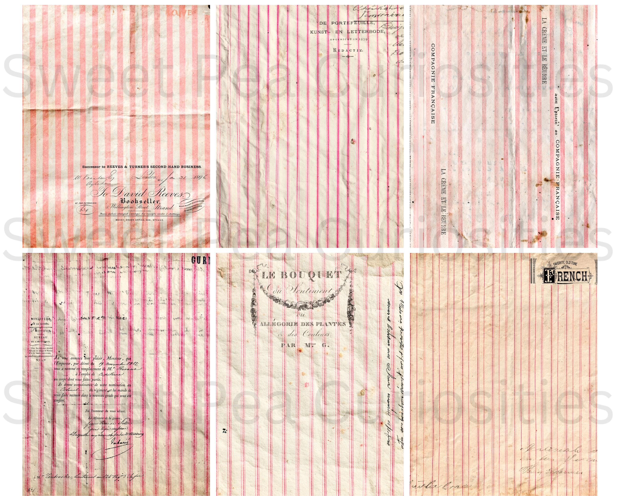 Junk Journal, Digital, Download, Printable, Junk Journal Kit, Collage ...