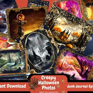 Halloween Digital Download Printable Junk Journal - Etsy