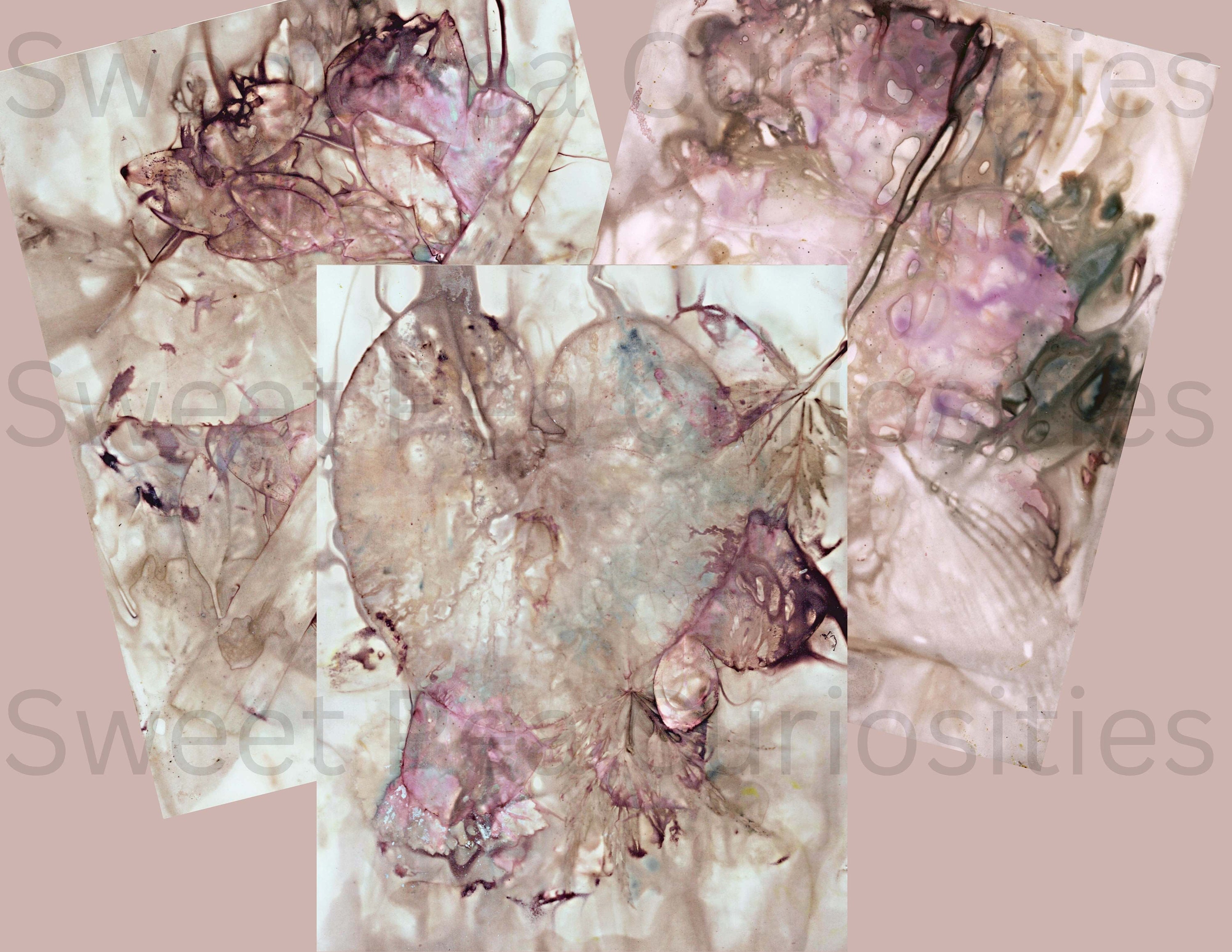 Pink Alchemy Papers Eco Digital Download Printable Junk - Etsy