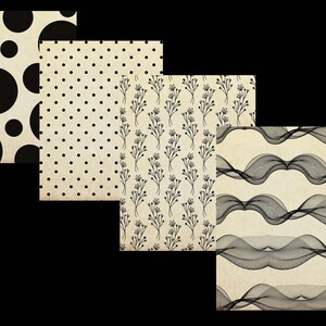 Paper, Digital, Download, Printable, Scrapbook, Junk Journal, Cream ...