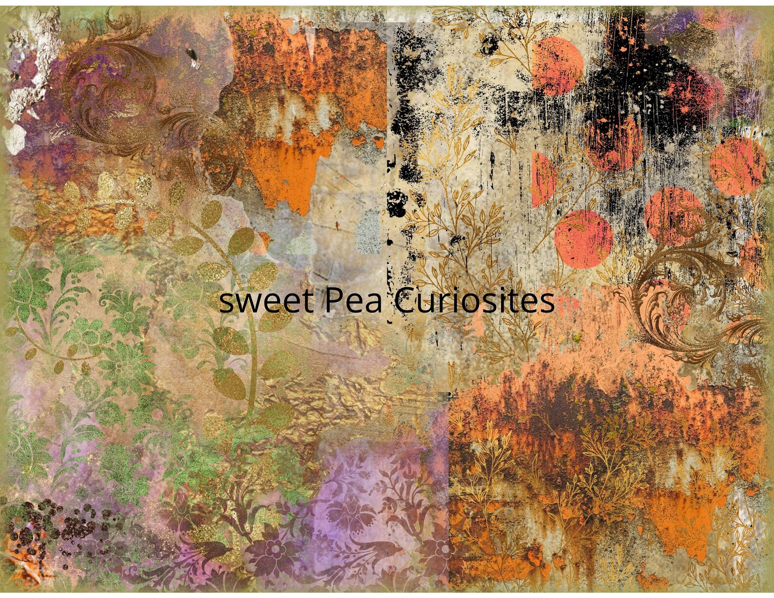 Vintage Grunge Paper Digital Download Printable Junk - Etsy